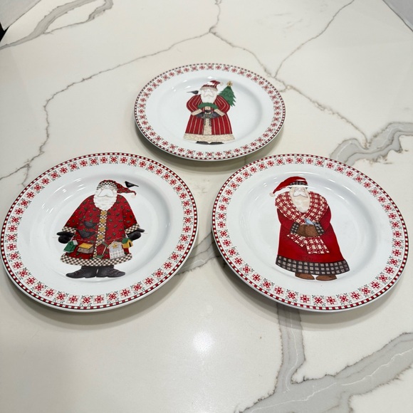 Sakura | Dining | Vintage Sakura Debbie Mumm Santas Spirit Salad 8 ...